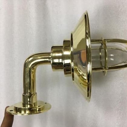 Small Nautical Marine Brass Ship Light 2 Pcs on Luulla